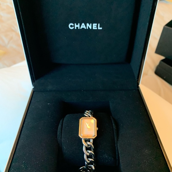 CHANEL | Accessories | Chanel Premiere Chain Quartz Watch Stainless ...